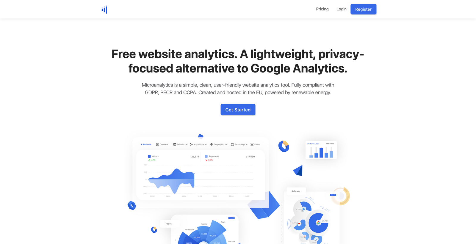 A list of privacy-friendly Google Analytics alternatives.