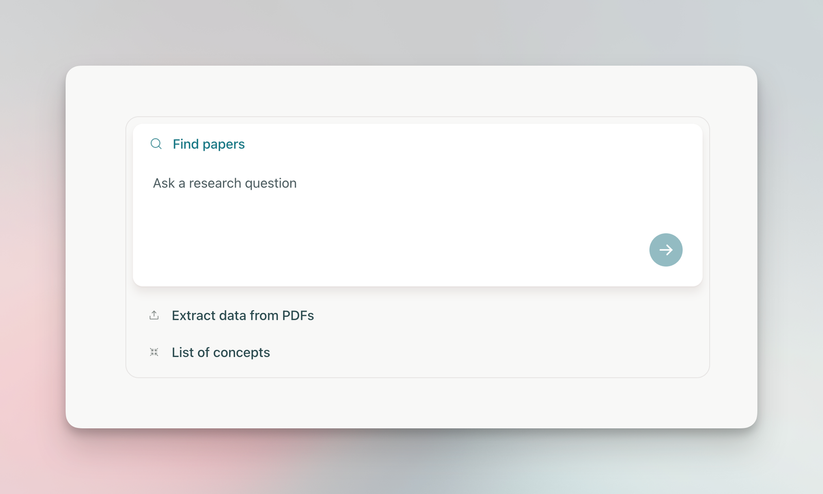 Summarize papers, extract data, and synthesize your findings – with Elicit